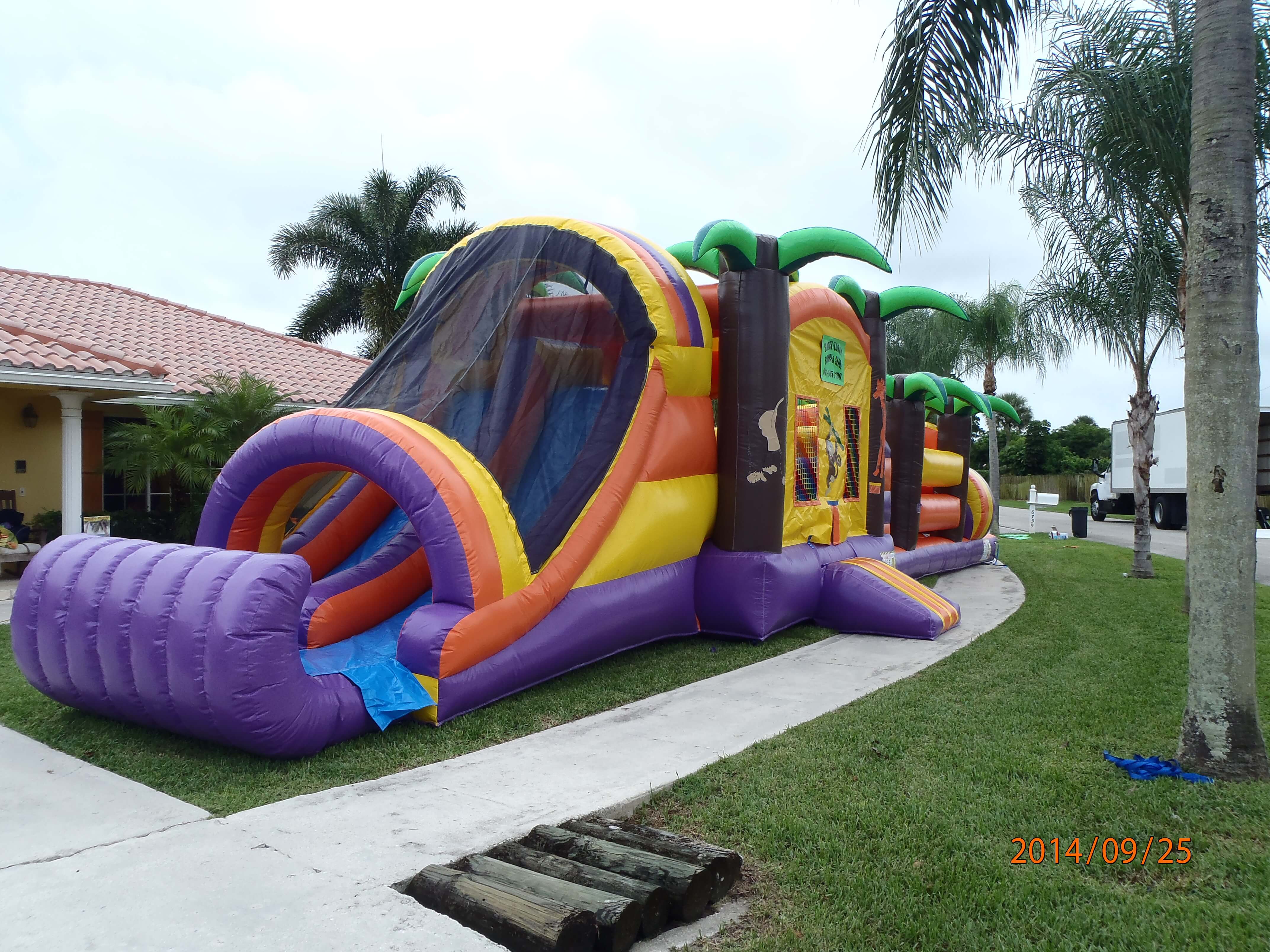 Jungle Island Obstacle Course | South Florida Bounce
